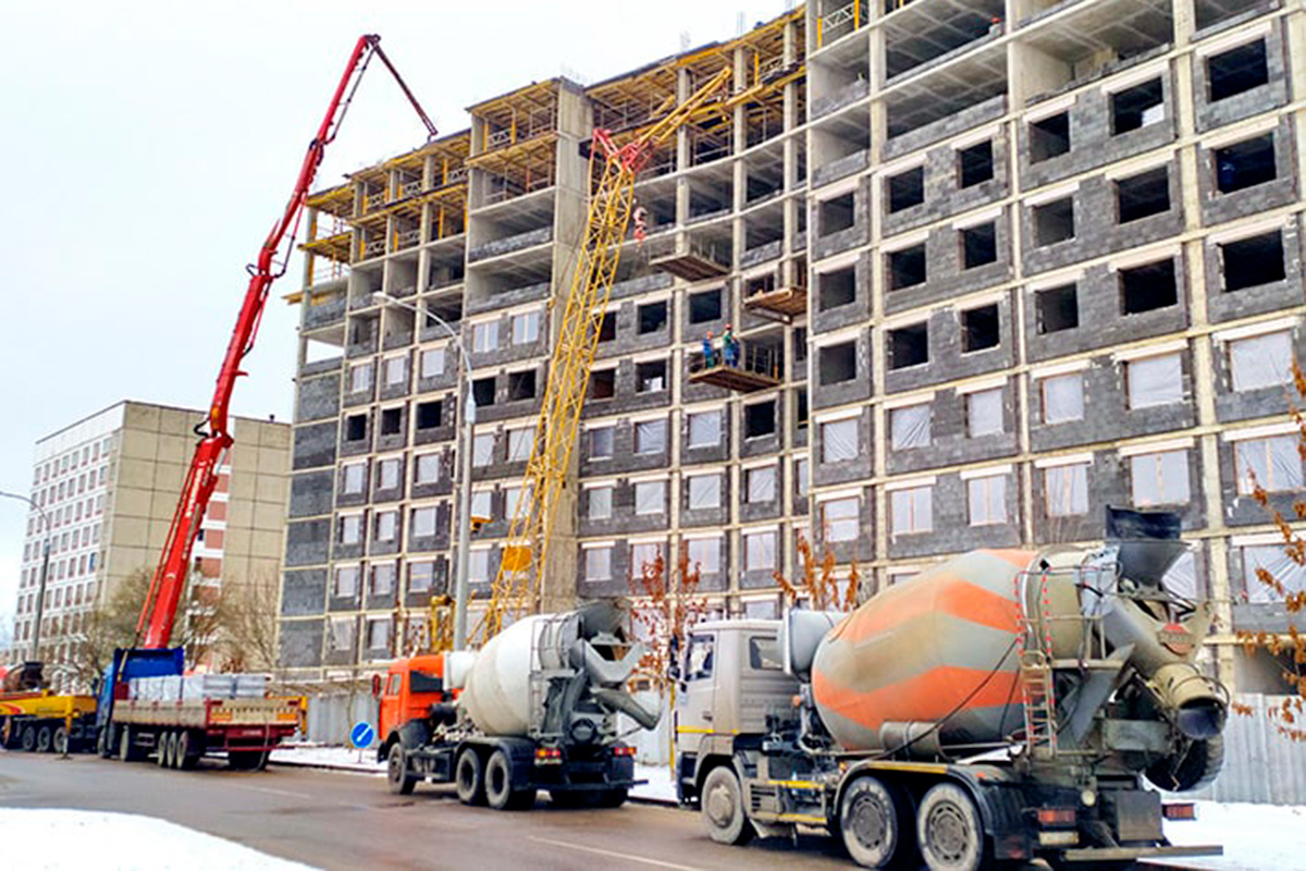 Каркас общежития БГМУ в Минске будет готов к середине декабря | tochka.by